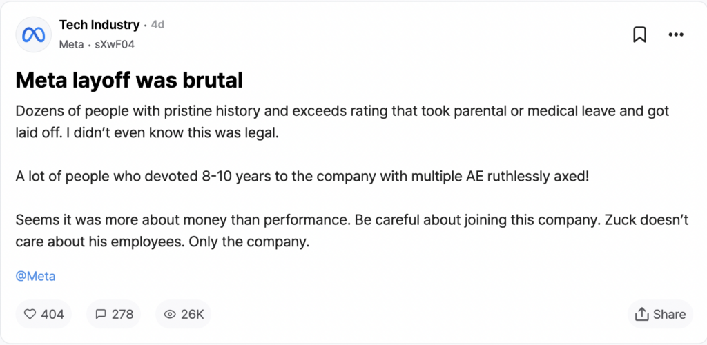Meta Under Fire: Laid-Off Employees Claim Unjust Terminations Despite ...